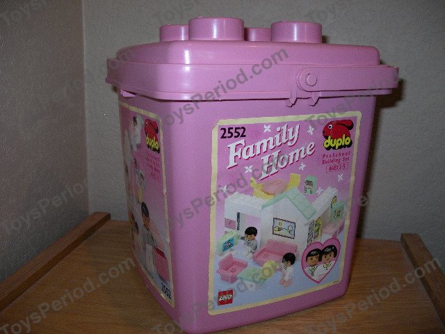 LEGO 2552 Family Home Bucket Set Parts List