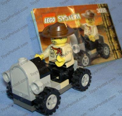 LEGO 3055 Adventurers Car Instructions and Parts List