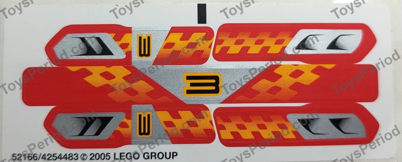 LEGO Sets with Part 8650stk01 Sticker Sheet for Set 8650 - (52166/4254483)