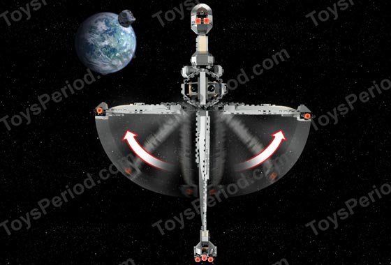 LEGO 6208 B-Wing Fighter Instructions and Parts List